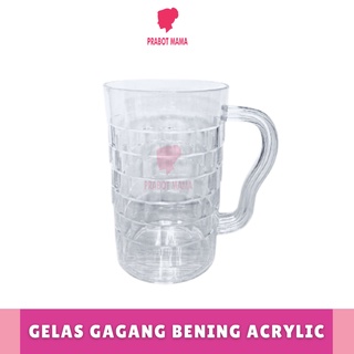 Jual Gelas Gagang Bening Acrylic / Gelas Es Teh / Gelas Plastik ...