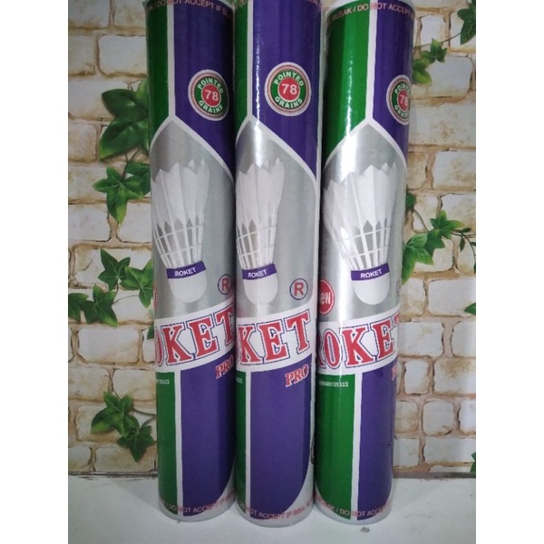 Jual Shuttlecock kock badminton kok bulutangkis Roket ungu awet stabil ...