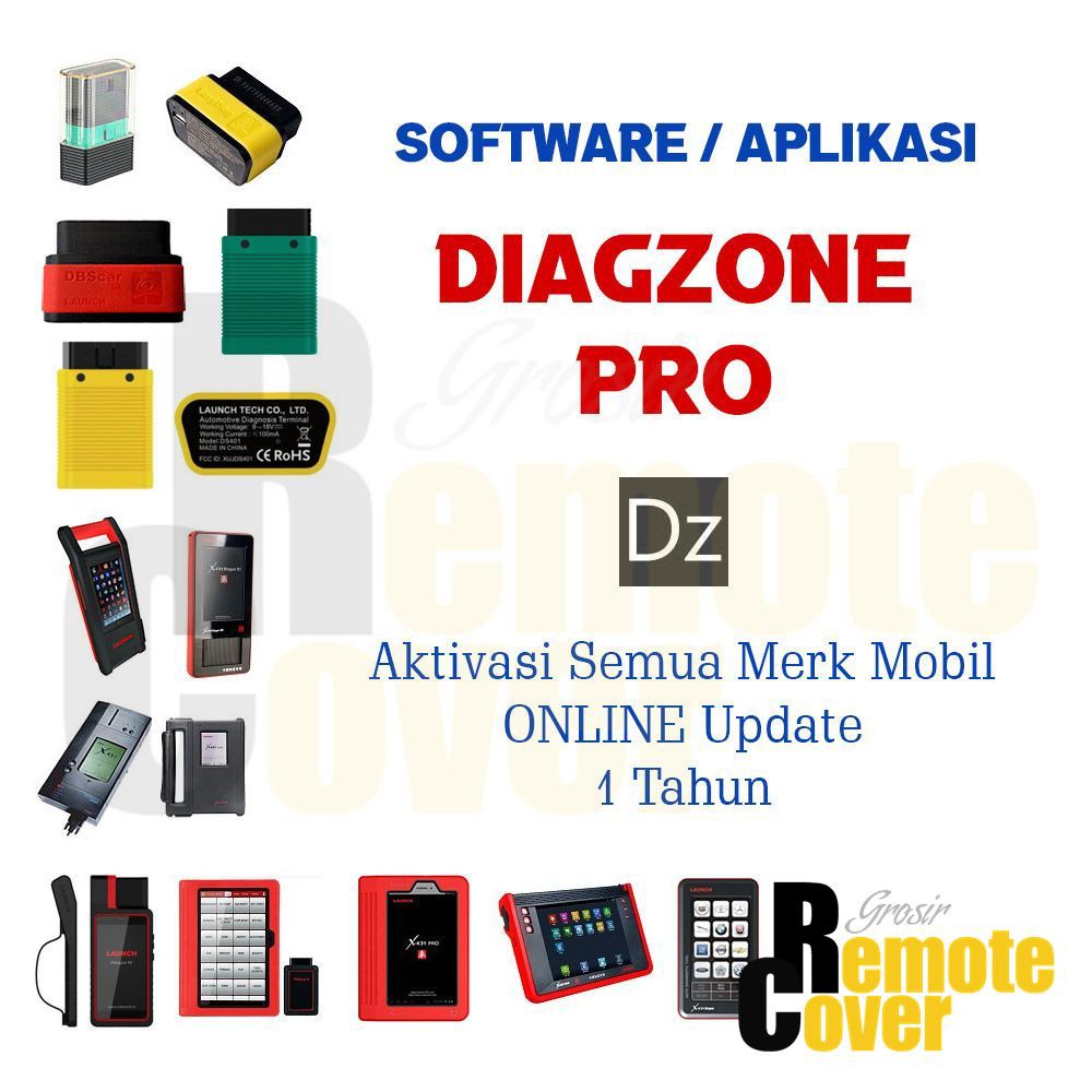 Jual Aktivasi Full Software Diagzone Pro Launch Easydiag Golo X431 Mdiag | Shopee Indonesia
