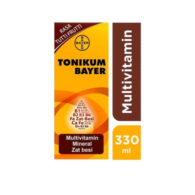 Jual Tonikum Bayer Sirup 330 ml / Multivitamin Syrup 330 ML | Shopee ...