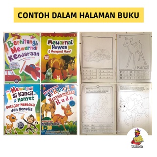 Jual BUKU MEWARNAI ANAK TK DAN PAUD MURAH - BUKU MEWARNAI BERCERITA DAN BERHITUNG BUKU EDUKASI ...