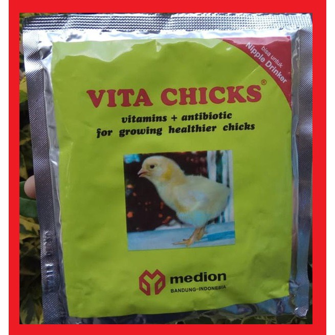 Jual Vita chick Suplemen Multivitamin Anak Ayam Vitachick vitacik Vita ...