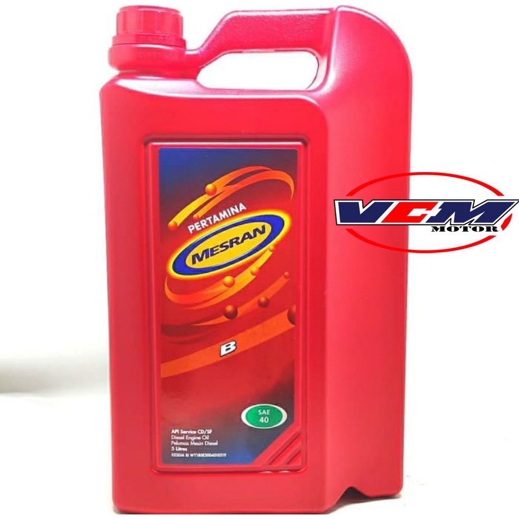 Jual Oli Mesran B40 SAE40 Diesel 5 Liter | Shopee Indonesia