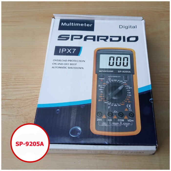 Jual SPARDIO DT9205A Avo Avometer Multimeter Multitester Digital DT ...