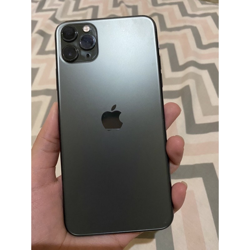 Jual HP Iphone 11 Promax 256GB Midnight Green Second Indonesia|Shopee ...