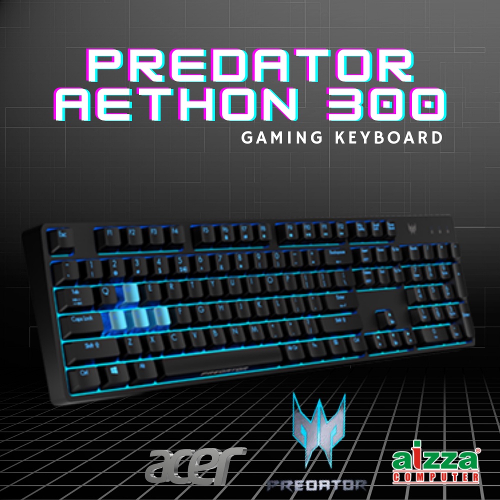 Jual Keyboard Gaming Predator Aethon 300 - Cherry Switches (MX Blue ...
