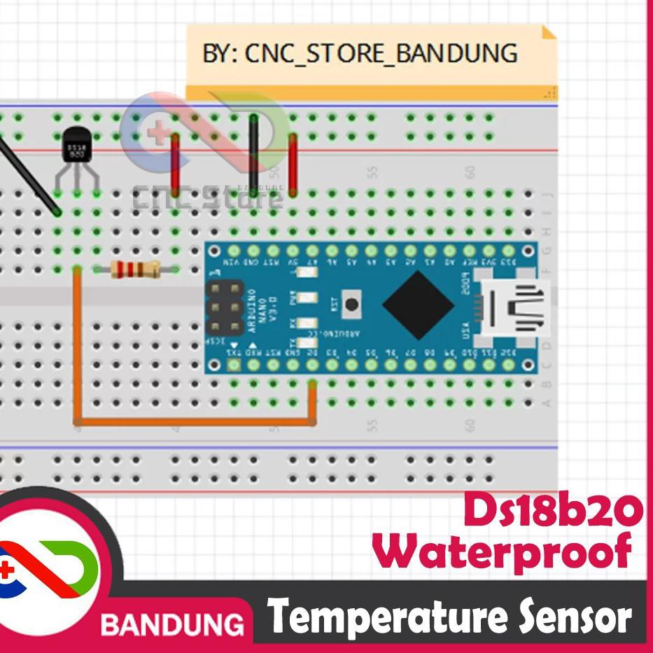 Jual [Terhebat se-RI] DS18B20 WATERPROOF TEMPERATURE SUHU SENSOR PROBE ...