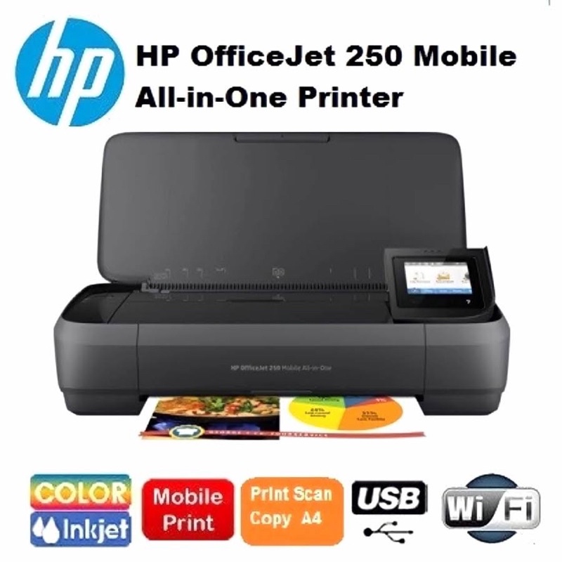 Jual Printer Hp Officejet 250 Mobile ALL In One | Shopee Indonesia