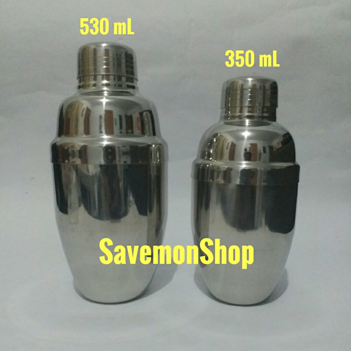 Jual Botol Gelas Shaker 350 mL Stainless Ice Shaker Pengocok Minuman ...