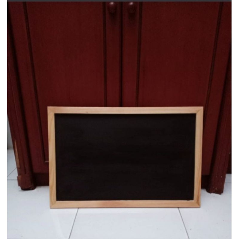Jual Papan tulis kapur 60x90cm papan tulis chalkboard blackboard ... Jual Papan tulis kapur 60x90cm papan tulis chalkboard blackboard ...