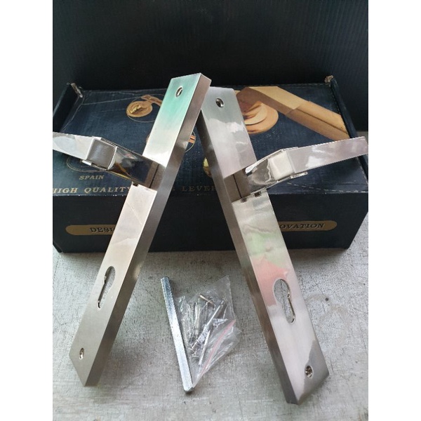 Jual Handel handle kunci pintu SES spain, tanpa bodi kunci | Shopee ...