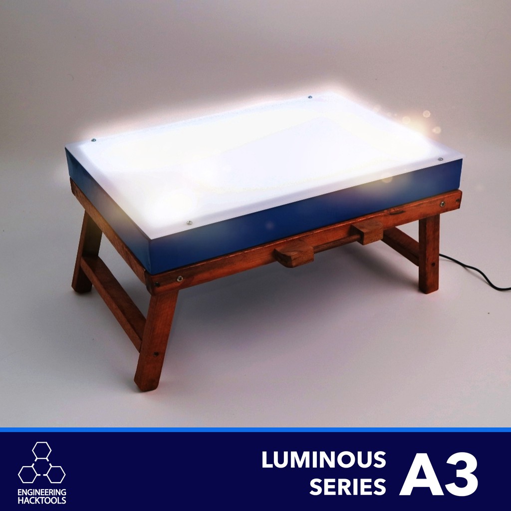 Meja Gambar Tracing/Jiplak Portabel Ukuran A3 dengan LED | Shopee Indonesia