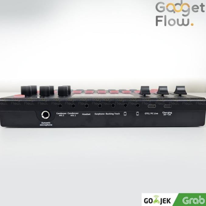 Jual [IS] - SOUND CARD SOUNDCARD M9 RECORDING 2 MIC DUAL CHANNEL MIXER ...
