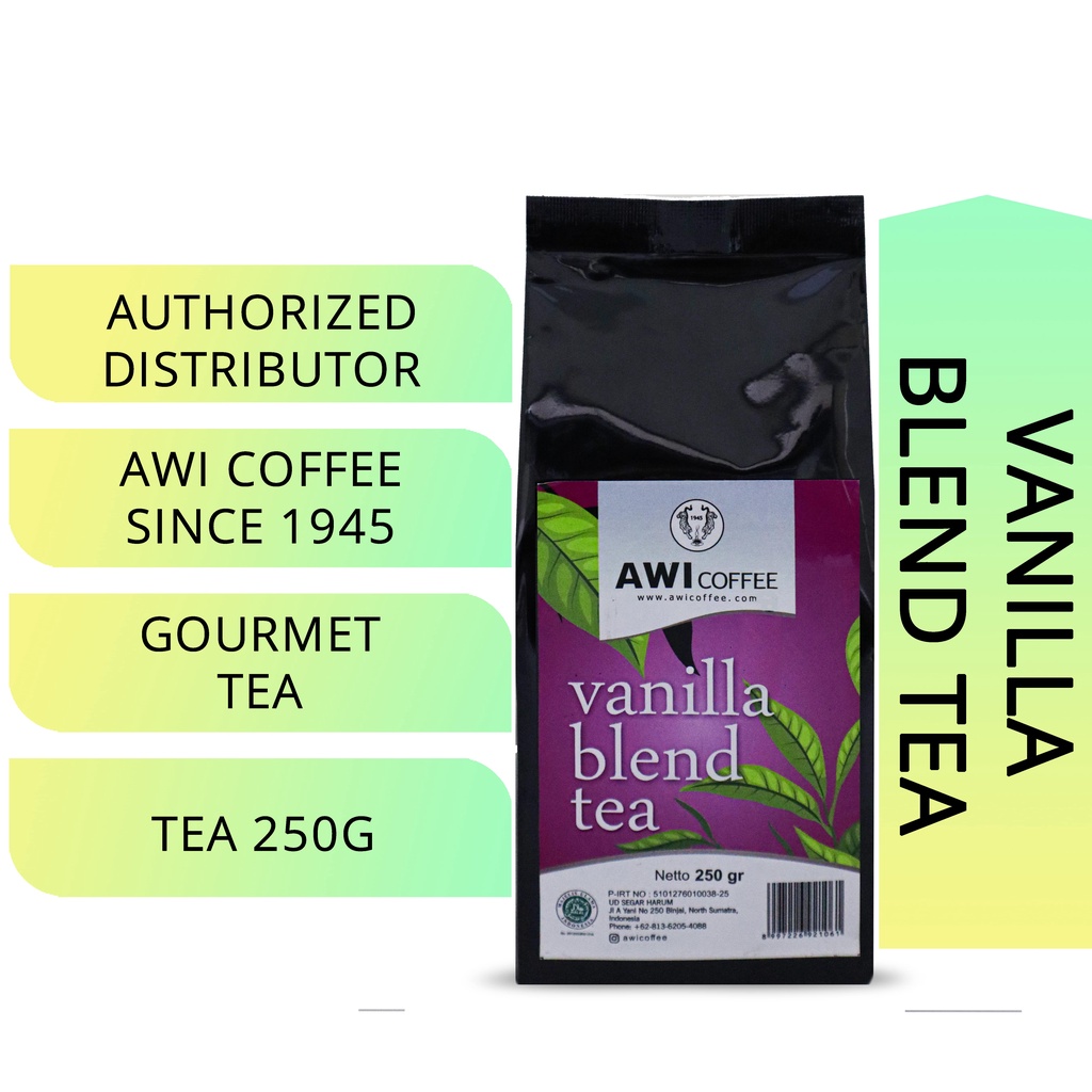 Jual KOPI SIDIKALANG | Vanilla Blend Tea 250 Gr |Teh Vanilla | TEH ...