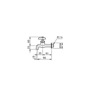 Jual TOTO T23B13 Sink Tap | Keran Wastafel | Keran Tembok Indonesia ...