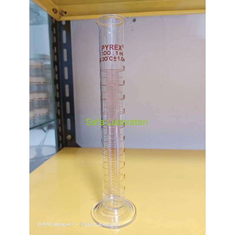 Jual Gelas Ukur 100ml / Measuring Cylinder 100ml Pyrex | Shopee Indonesia