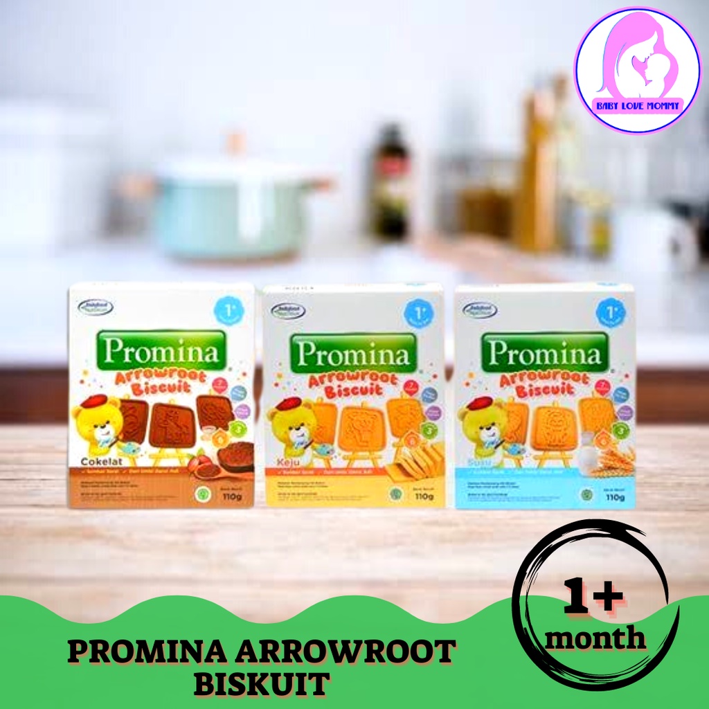 Jual Promina Biskuit Arrowroot MPASI kemasan 110 gram / Snack bayi ...