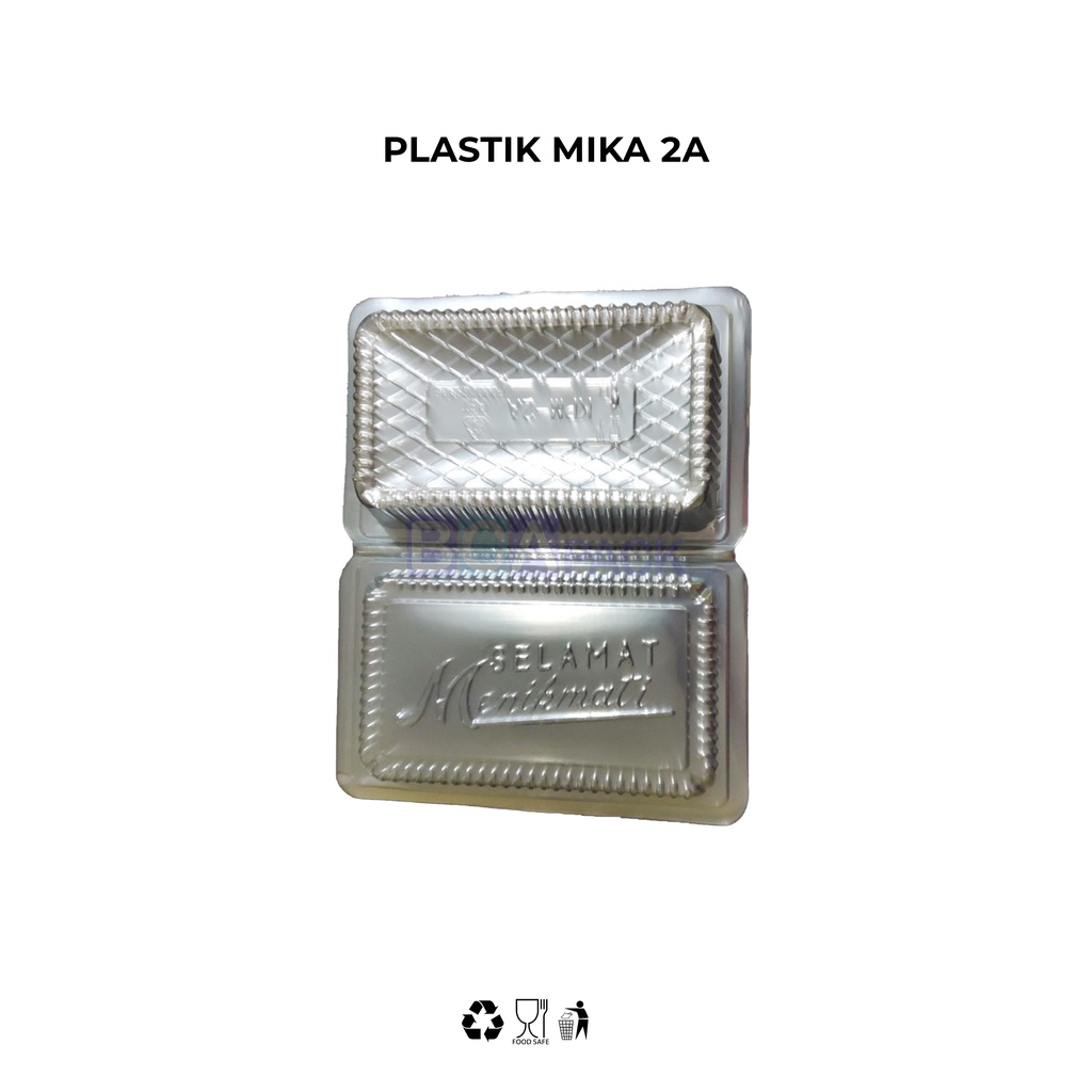 Jual PLASTIK MIKA 2A KEMASAN KUE DAN MAKANAN UKURAN 2A - ISI 50 PCS ...