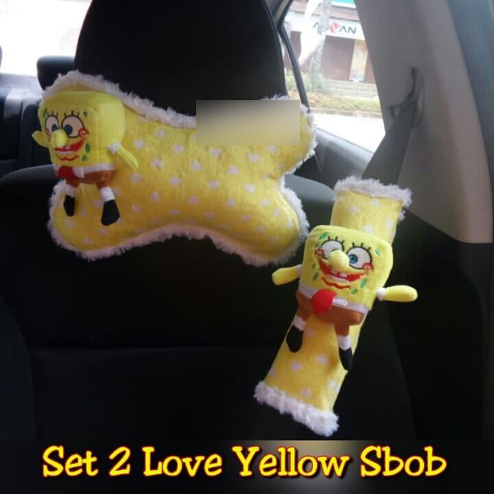 Jual Set car bantal headrest sandaran kepala jok leher kursi mobil ...