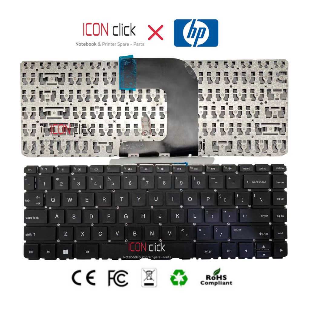 Jual Keyboard Laptop HP Pavilion 14-AC029TX 14-AC122LA 14-AC137TU 14-AF ...
