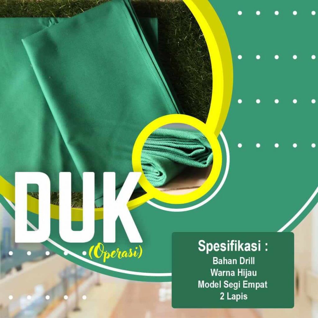 Jual Duk Operasi / Duk Steril / Duk / Operasi / Tatakan Alat Operasi ...