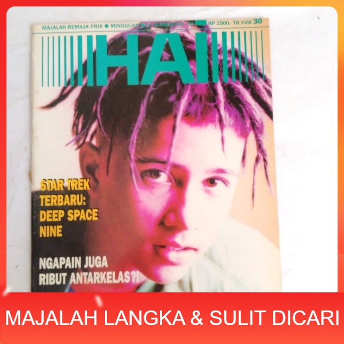 Jual Majalah HAI No.30 Agu 1994 Cover FATHIR Langka | Shopee Indonesia