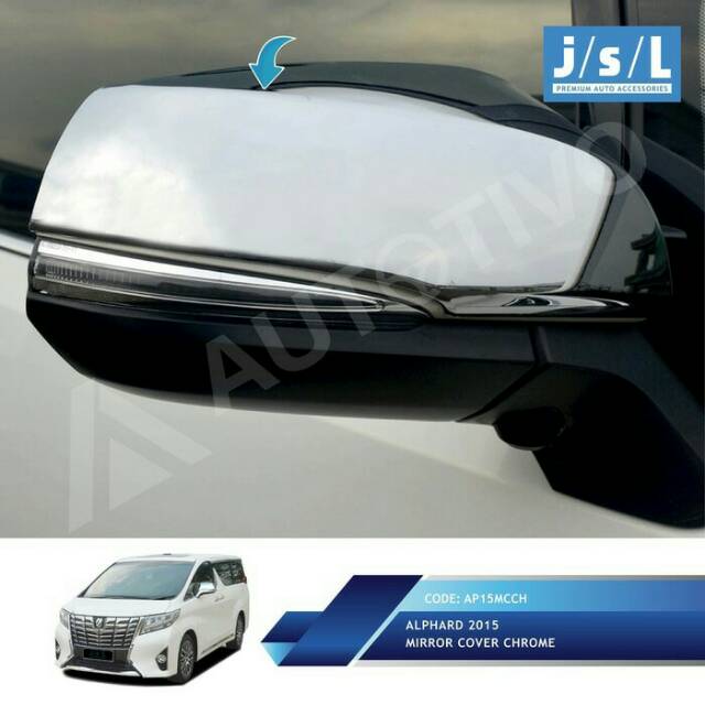 Jual Cover fog lamp all new Alphard full Chrome | Shopee Indonesia