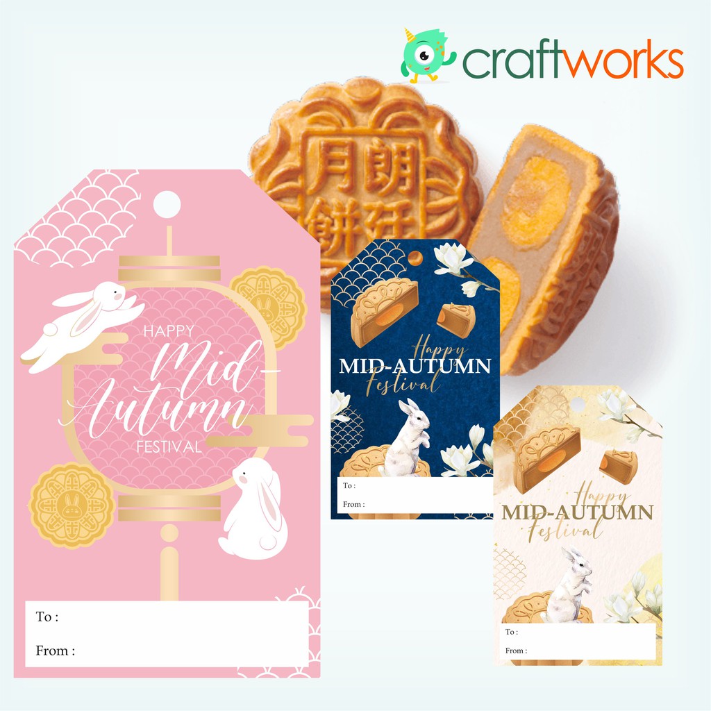 Jual HANG TAG UCAPAN MID AUTUMN MOON CAKE FESTIVAL - ISI 12 PCS ...