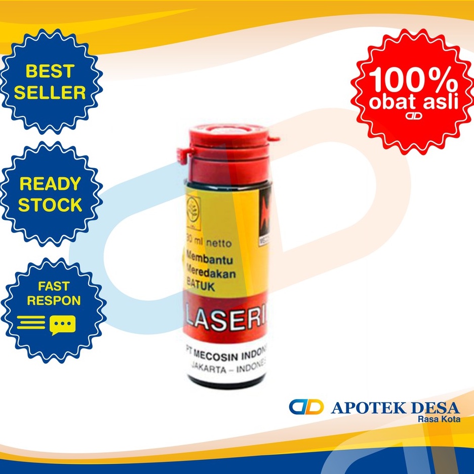 Jual Laserin Sirup Ukuran 30ml Meredakan Batuk | Shopee Indonesia