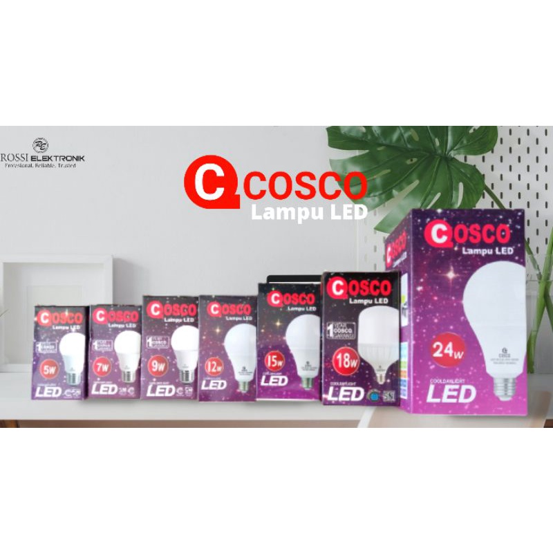 Jual Lampu LED Cosco 5,7,9,12,15,18, dan 24 watt SNI | Shopee Indonesia