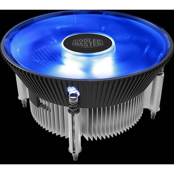Jual Cooler Master I70C 120mm Aluminum LGA115X CPU Cooler - Blue LED ...
