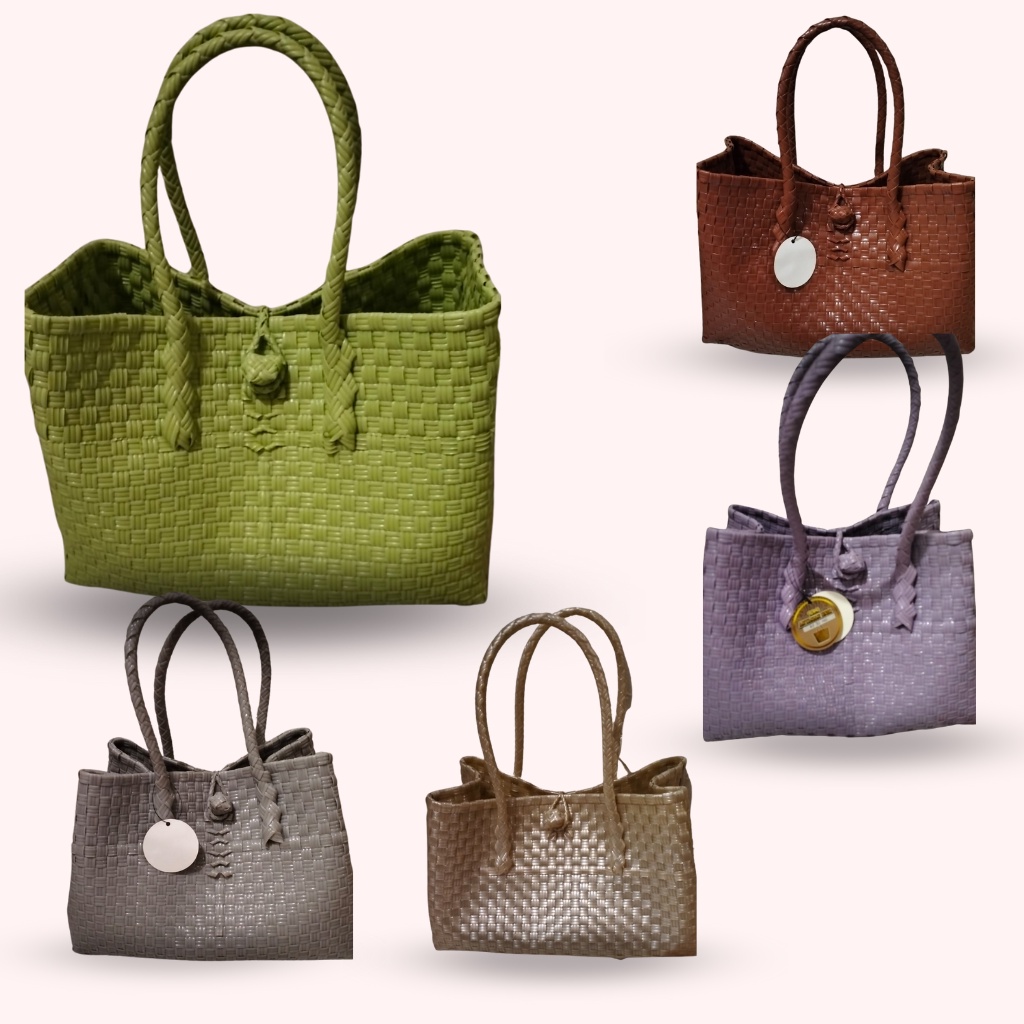 Jual Tas Jali Pety Kancing Satu Size M/ Tas Jali Anyaman Premium/ Tas ...