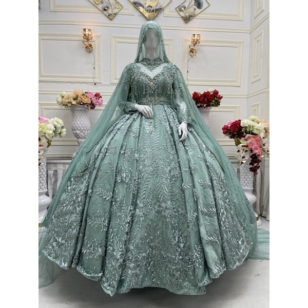 Jual Gaun pengantin | gaun pengantin ekor | gaun pengantin berby ...