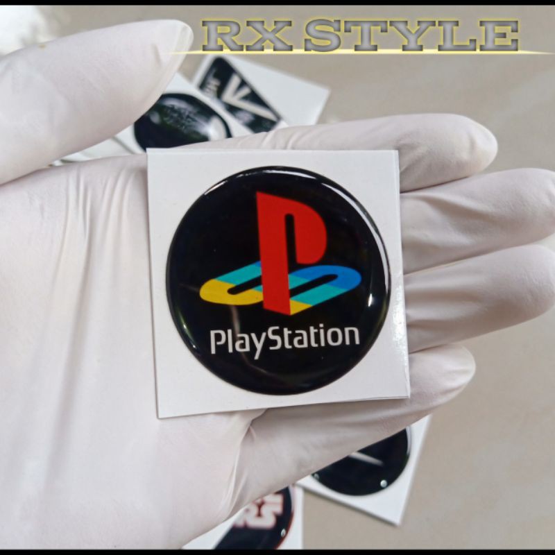 Jual Stiker timbul PS PlayStation sticker emblem resin lentur | Shopee ...