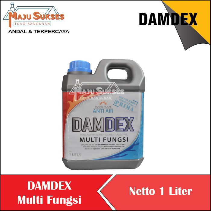 Jual DAMDEX DAMDEK PENGERAS COR BETON ANTI BOCOR PELAPIS BAK KOLAM ANTI ...