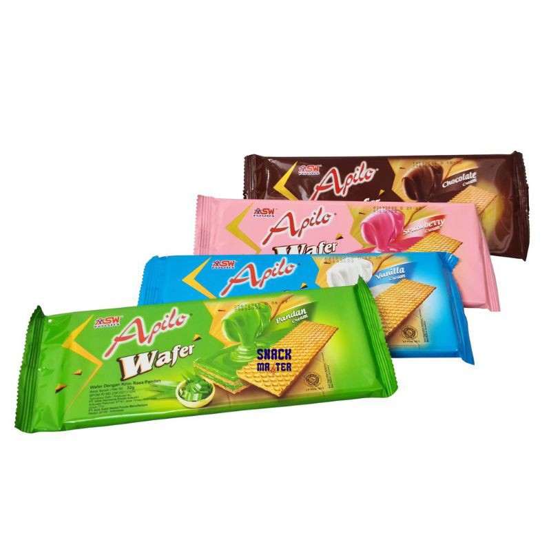 Jual Apilo Wafer ( 10 bungkus bonus 1 bungkus) | Shopee Indonesia