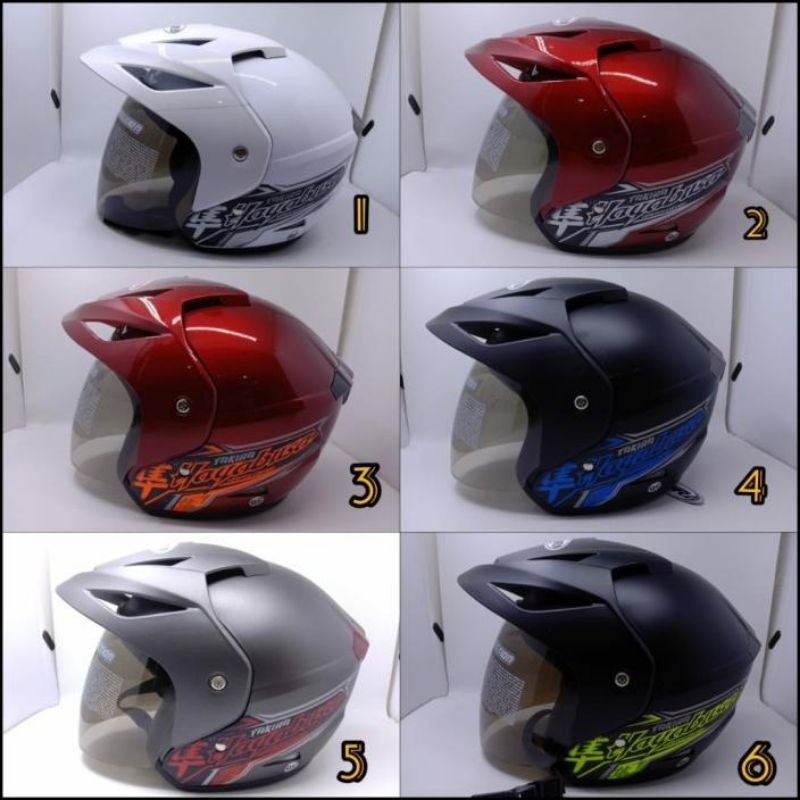 Jual HELM TAKIRA POLOS ALL COLOUR | Shopee Indonesia