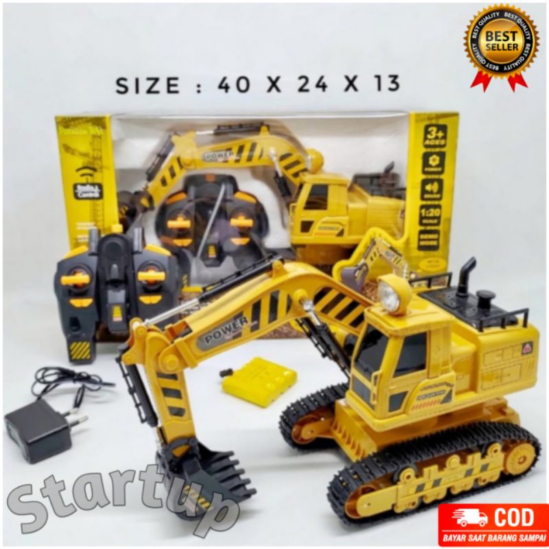 Jual Mainan Anak RC Truck Beko Excavator DIGGER 6811L / Mobil Truck ...