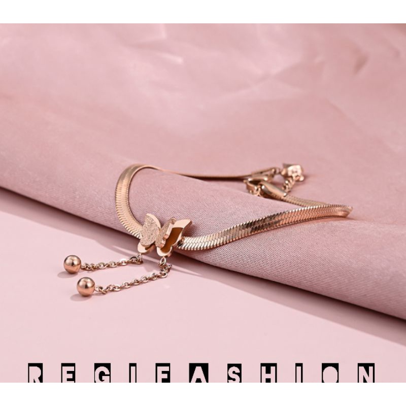 Jual Gelang Titanium Wanita Gepeng Kupu-Kupu Jurai Gelang Wanita Korea ... Jual Gelang Titanium Wanita Gepeng Kupu-Kupu Jurai Gelang Wanita Korea ...