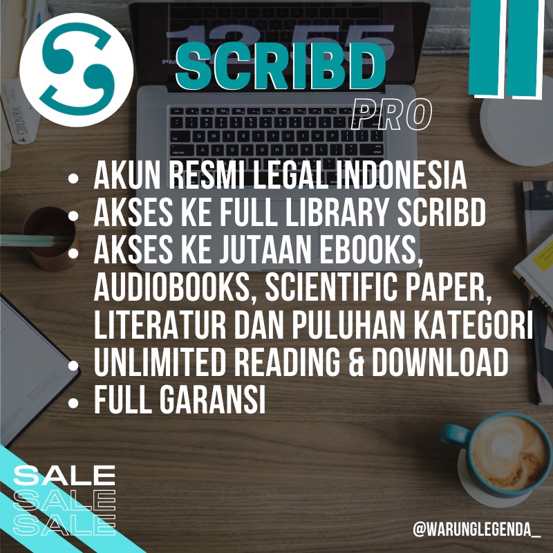 Jual SCRIBD PREMIUM 1 BULAN FULL GARANSI Indonesia|Shopee Indonesia