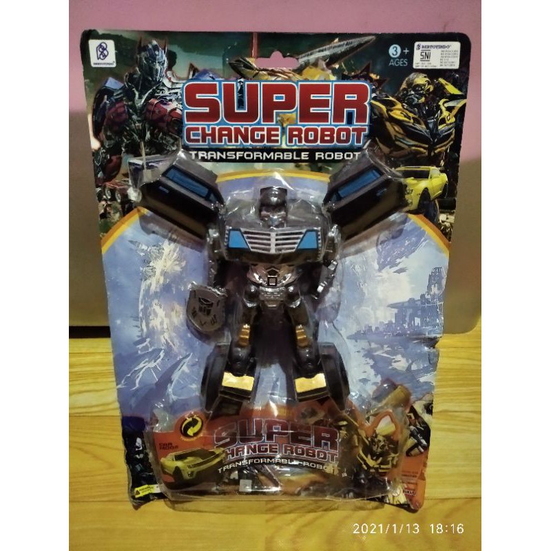 Jual Transformers super change robot | Shopee Indonesia