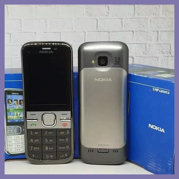 Jual NOKIA C5-00 ORIGINAL - HP JADUL- NOKIA JADUL - HITAM -FEATURE PHONE | Shopee Indonesia