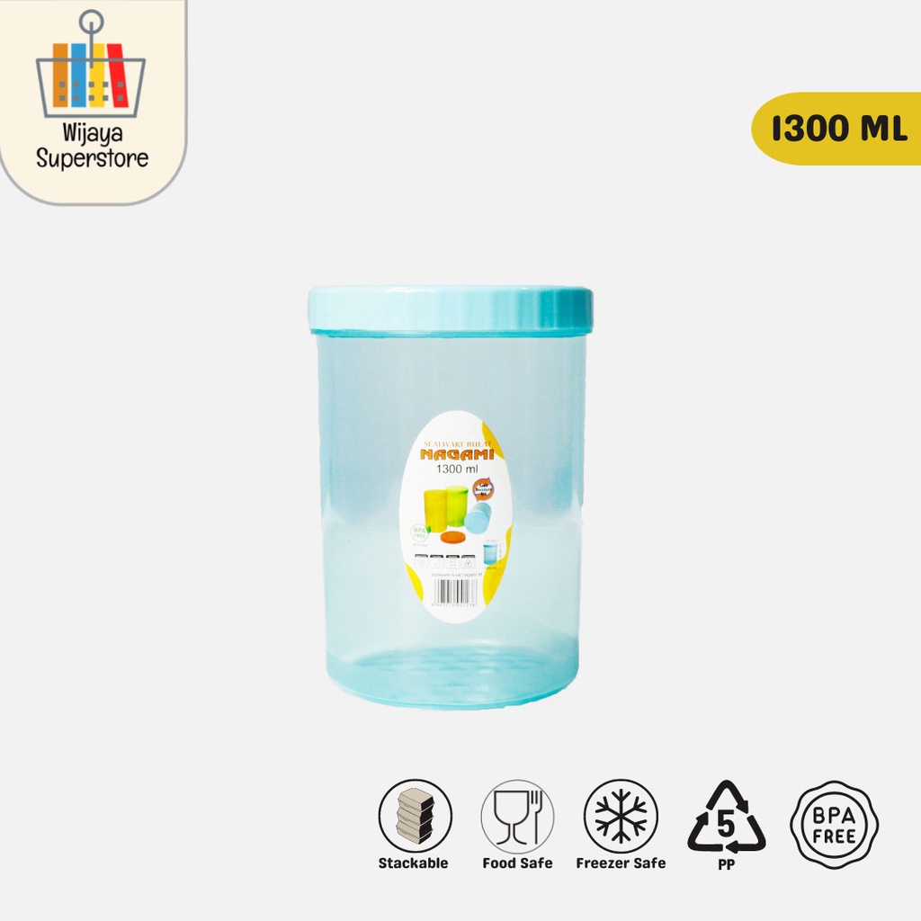 Jual Toples Nagami M 1300 ml - Toples Polos - Sealware Plastik ...