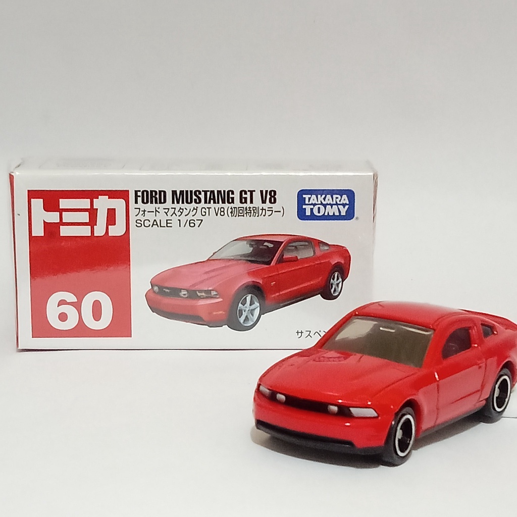 Jual Tomica No 60 Ford Mustang GT V8 merah Takara Tomy Diecast mobil ...