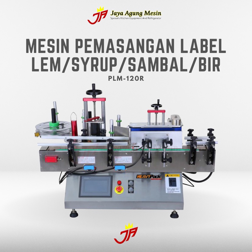 Jual Mesin Pemasangan Label Lem / Syrup / Sambal / Bir Secara Otomatis ...