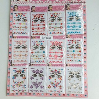 Jual Sticker Wajah / Face Sticker / Make Up anak Stiker Wajah | Shopee ...