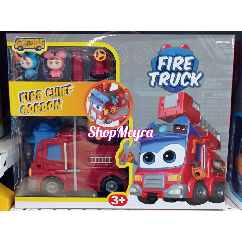 Jual Gogo Bus Fire Chief Gordon Playset Fire Truck | Shopee Indonesia