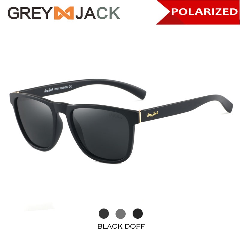 Jual Grey Jack Kacamata Hitam Sunglasses Polarized Anti UV / Anti Silau Tr90 Model Kotak Fashion ...