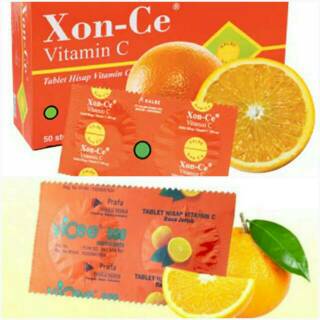 Jual HARGA PER TABLET !! Vicee & XonCe Vitamin C Jeruk 500 Mg | Shopee ...