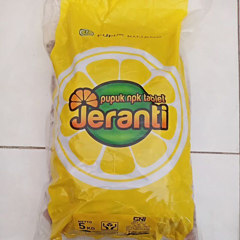 Jual Pupuk NPK Tablet Jeranti - 5 Kg UNTUK BUNGA DAN SAYUR | Shopee ...